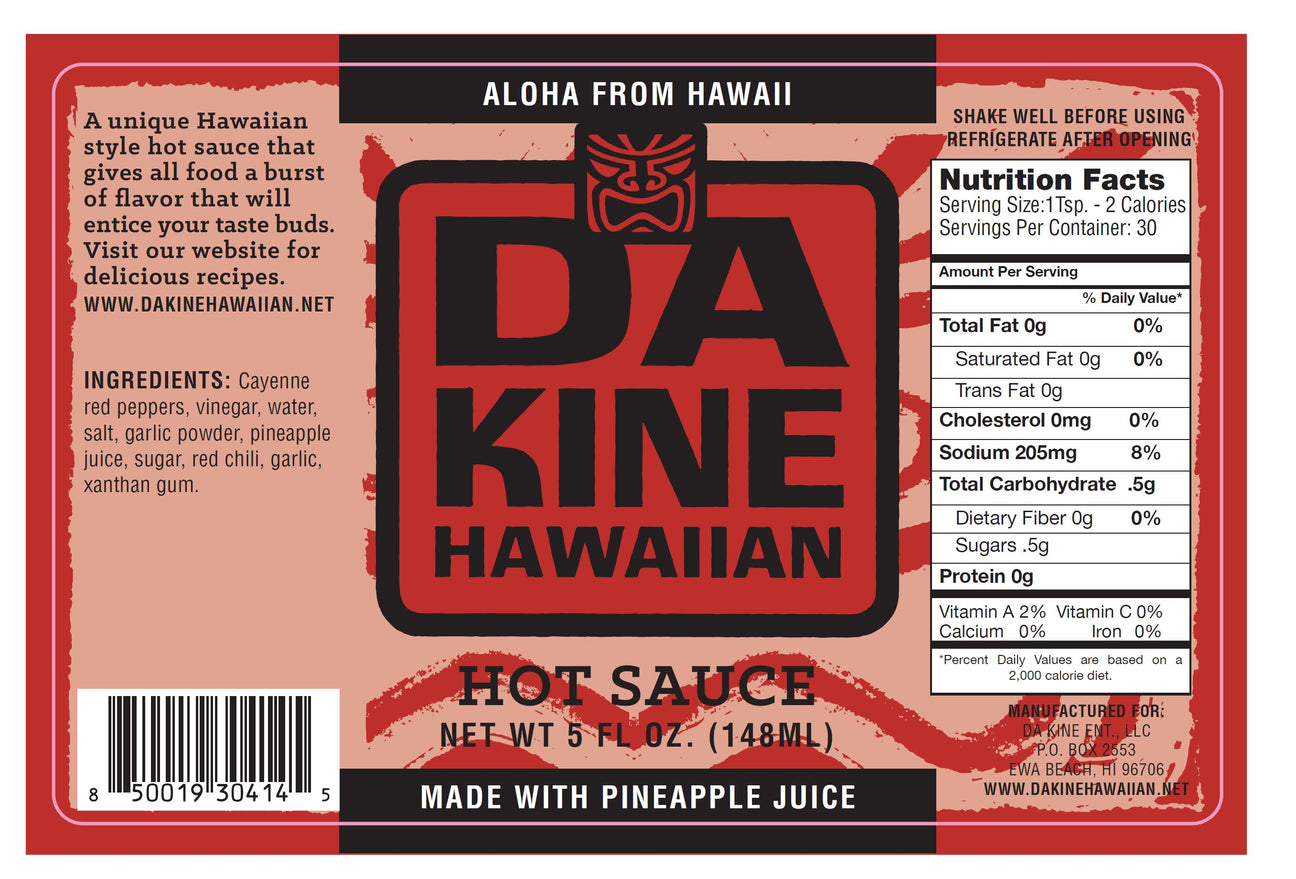 Hot Sauce – Da Kine Hawaiian